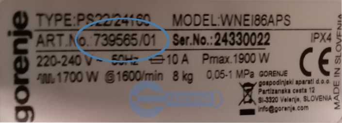 Gorenje Ersatzteile - Originale Ersatzteile für Ihre Gorenje Geräte ...